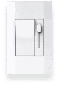 Backplate with Outlet & Faceplate with Single-Pole Simple Rocker Switch ...